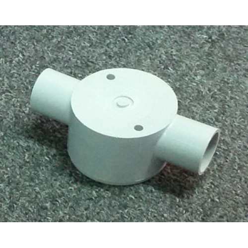 Shallow Junction Box With Two Way 25mm Through